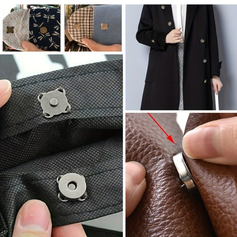 Magnetic Invisible Sewing Buttons 58 Pairs Diy Plum Blossom Buckle For ...