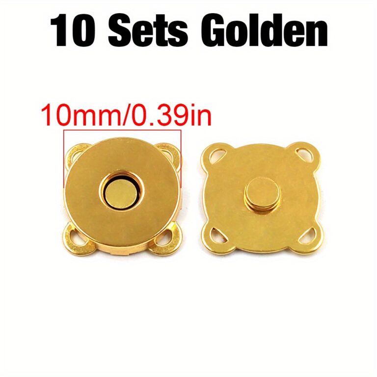 Magnetic Metal Purse Clasp Closures 1012 Sets Craft Buckle For Bags ...