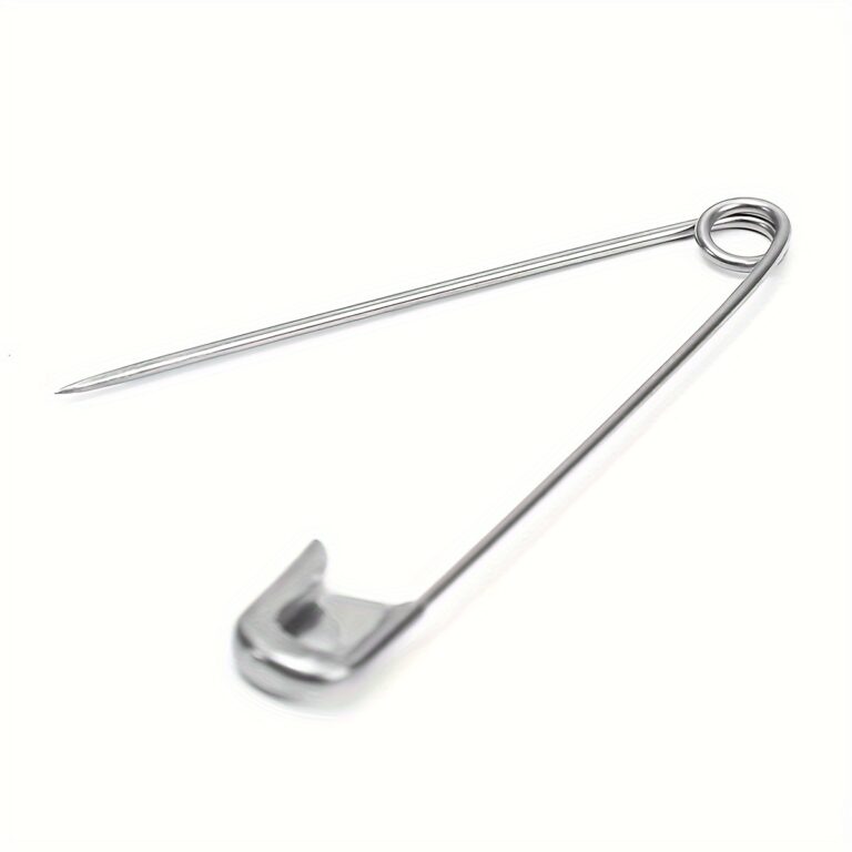 100pack Multisized Metallic Silver Safety Pins For Sewing And Diy ...