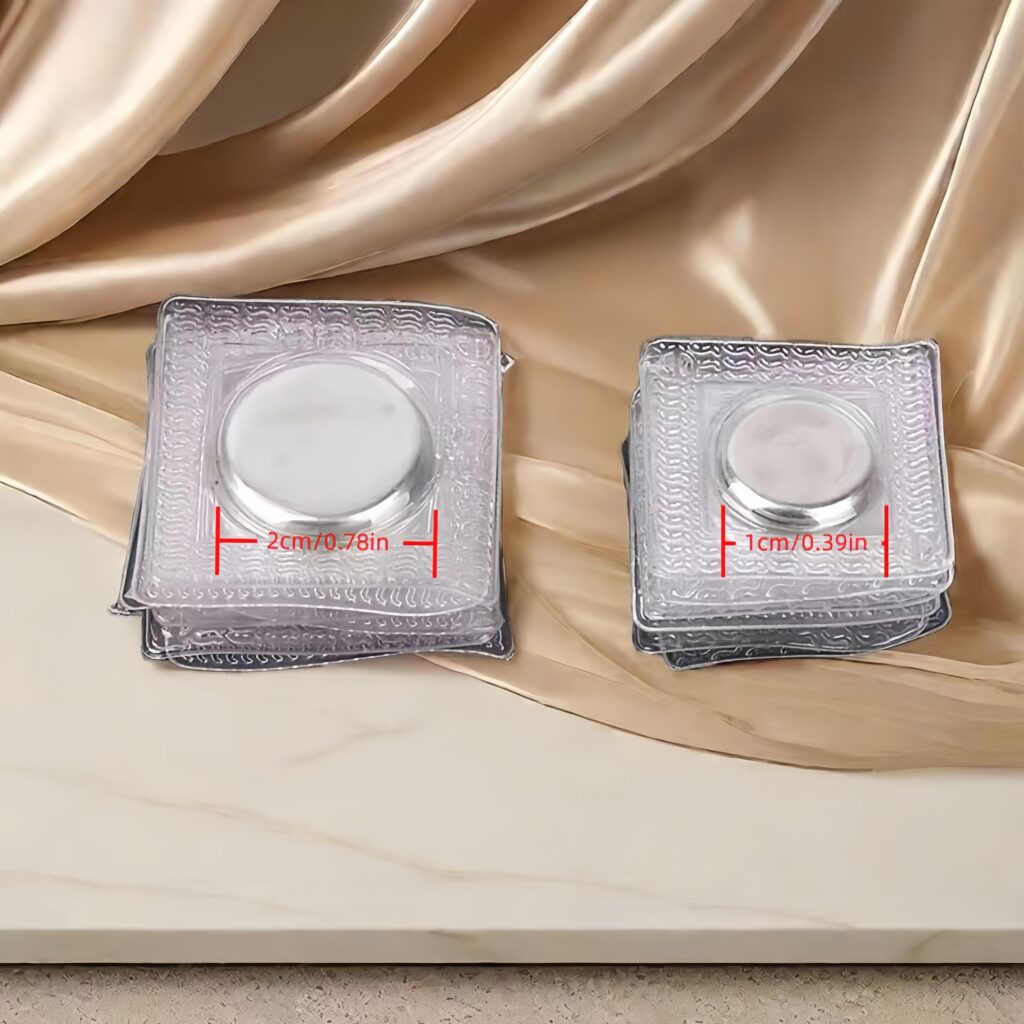 2 Pairs Invisible Magnetic Snap Buttons For Clothing And Bag Sewing ...
