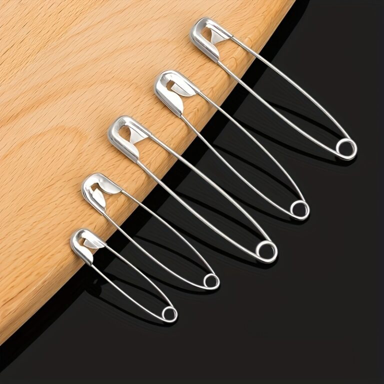 100piece Set Of Small Curved Safety Pins For Clothing Adjustments ...