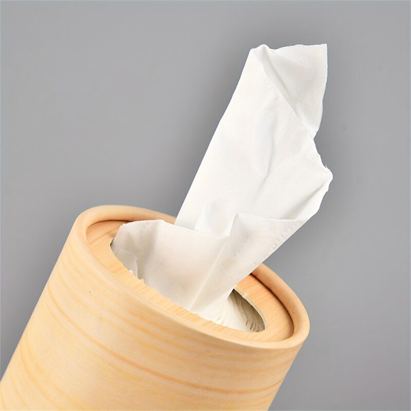 Compact Car Tissue Holder Cylinder Disposable Travel Case Refillable ...