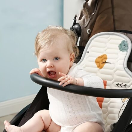 Allseason Universal Baby Stroller Cool Mat With Safety Seat Cushion ...