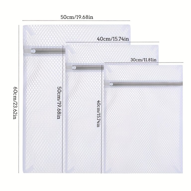 Portable Mesh Laundry Bag Versatile Clothing Storage Minimalist Washing ...