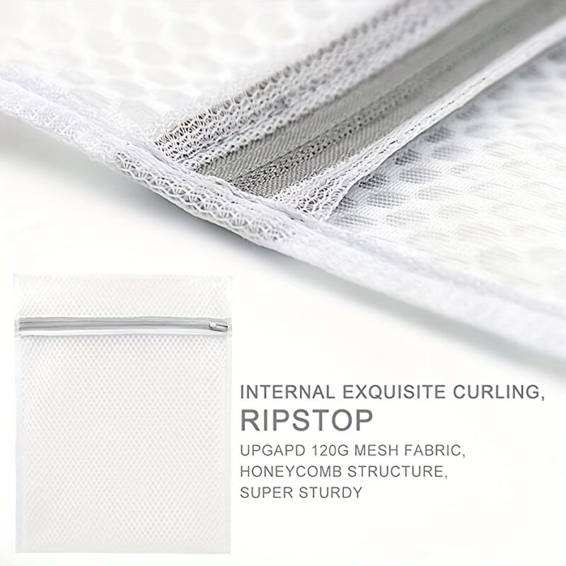 Portable Mesh Laundry Bag Versatile Clothing Storage Minimalist Washing ...