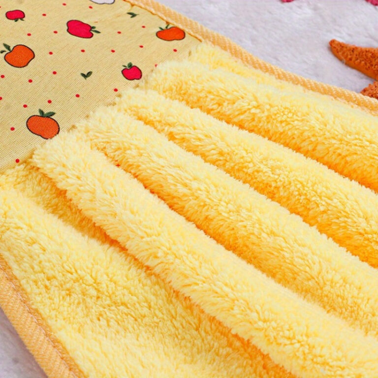 3pcs Super Absorbent Microfiber Coral Fleece Kitchen Cleaning Hand ...