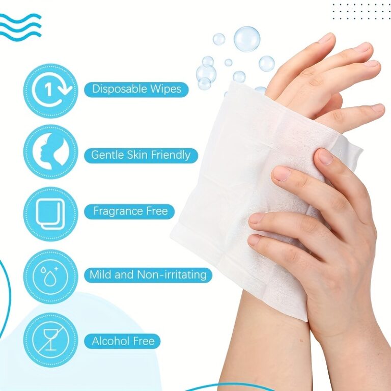 20pack Unscented Disposable Nonwoven Travel Hand Wipes Individually ...