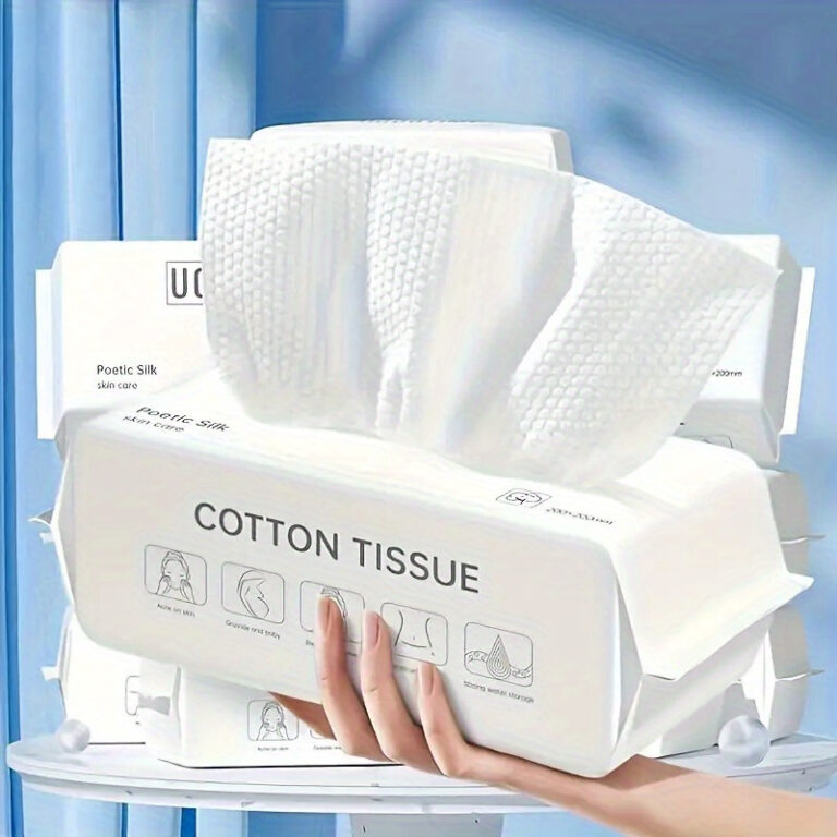 Gentle Cotton Facial Towelettes Makeup Remover Skincare Cleansing Wipes ...