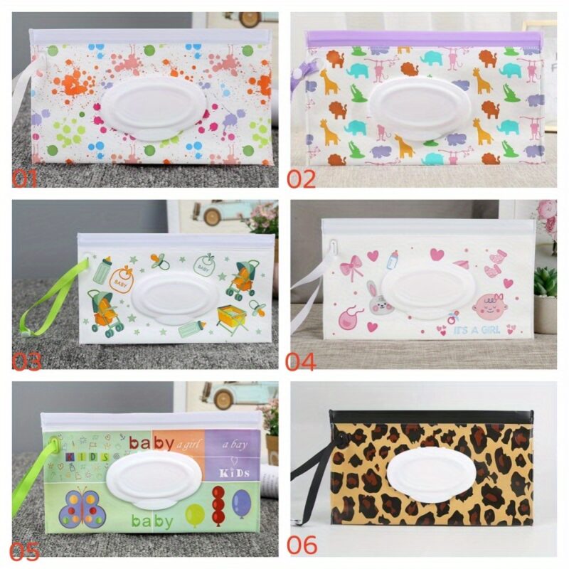 Portable Eva Wet Wipe Pouch Reusable Refillable Tissue Holder Cosmetic ...