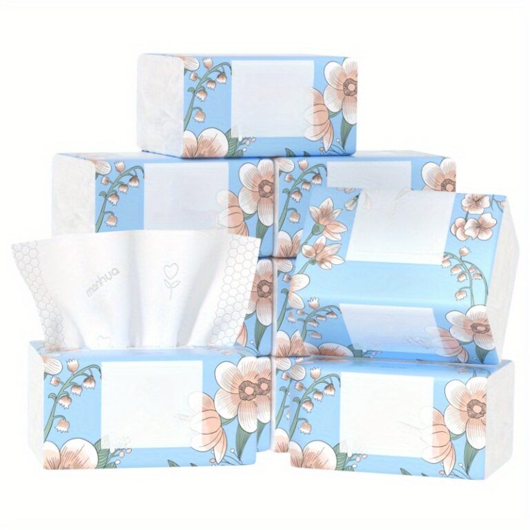 8pack Soft 4ply Facial Tissues 400pack Portable Office Hotel Disposable ...