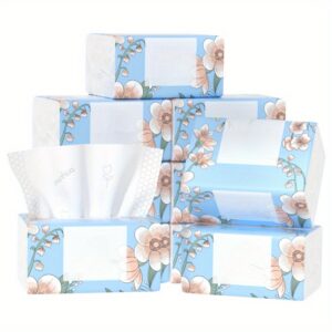 8pack Soft 4ply Facial Tissues 400pack Portable Office Hotel Disposable ...