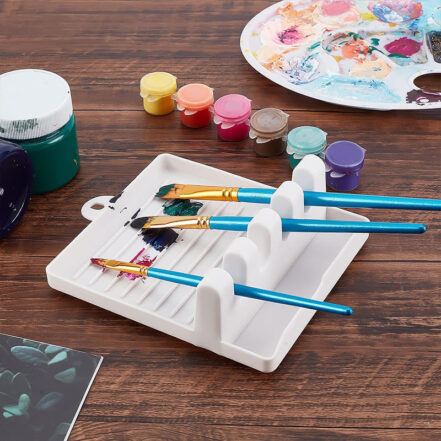 4slot Diy Art Brush Holder Acrylic Oil Watercolor Palette Home School ...