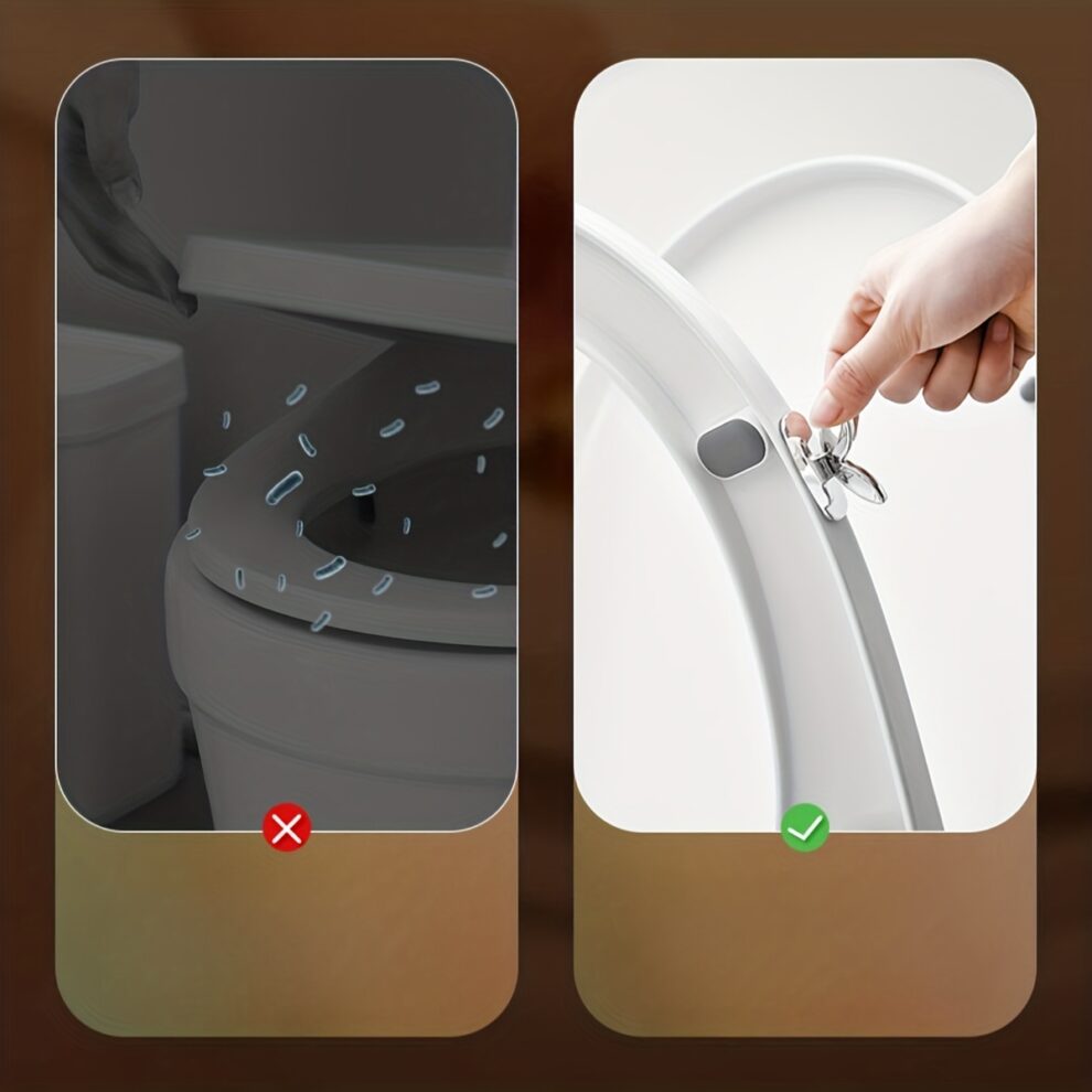 Contactless Butterfly Pattern Toilet Lid Lifter Hygienic Home Accessory ...
