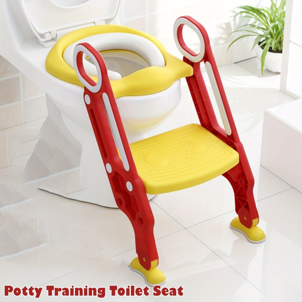 Kids Potty Training Toilet Seat With Ladder Nonslip Safe 17 Years Old ...