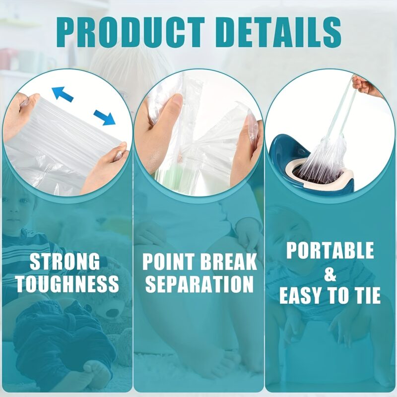 Disposable Potty Chair Liners 100pcs Easy Clean Kids Toilet Training ...