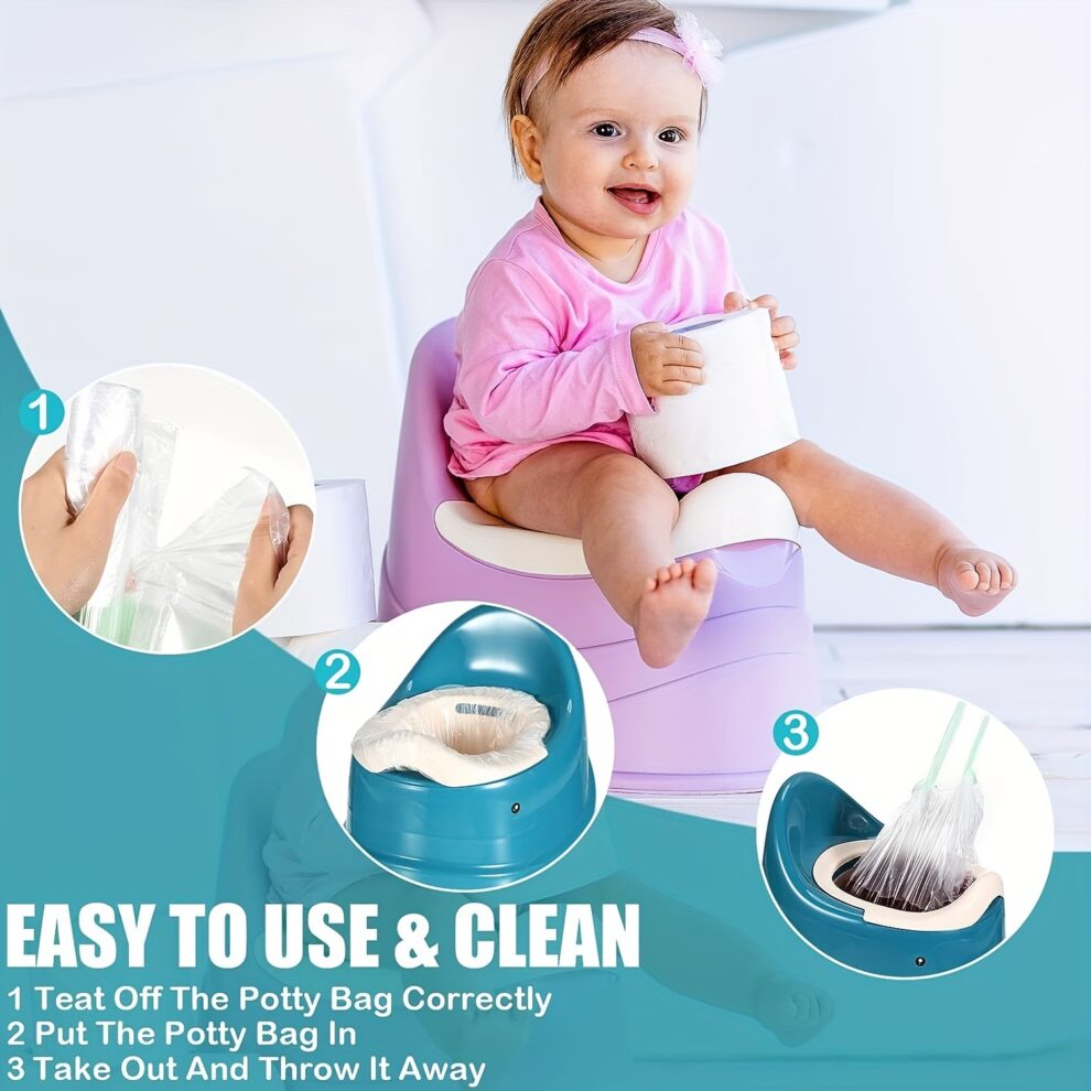 Disposable Potty Chair Liners 100pcs Easy Clean Kids Toilet Training ...