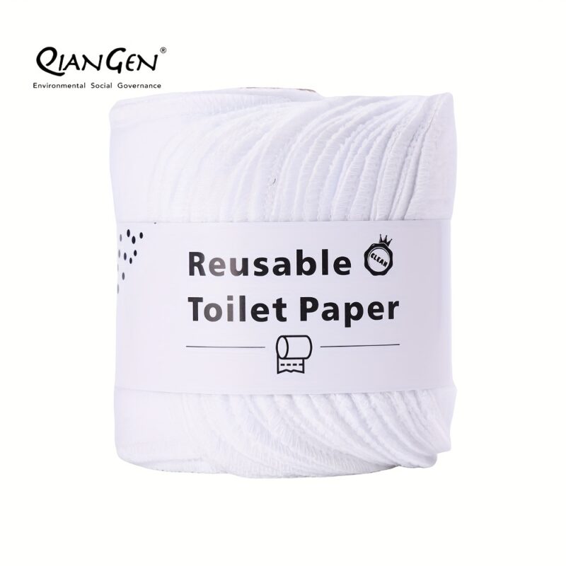 Reusable Cotton Flannel Toilet Paper Antibacterial Cleaning Pad 1224pcs ...