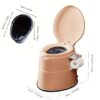 Portable Camping Toilet With Removable Bucket And Phone Holder For Rv ...