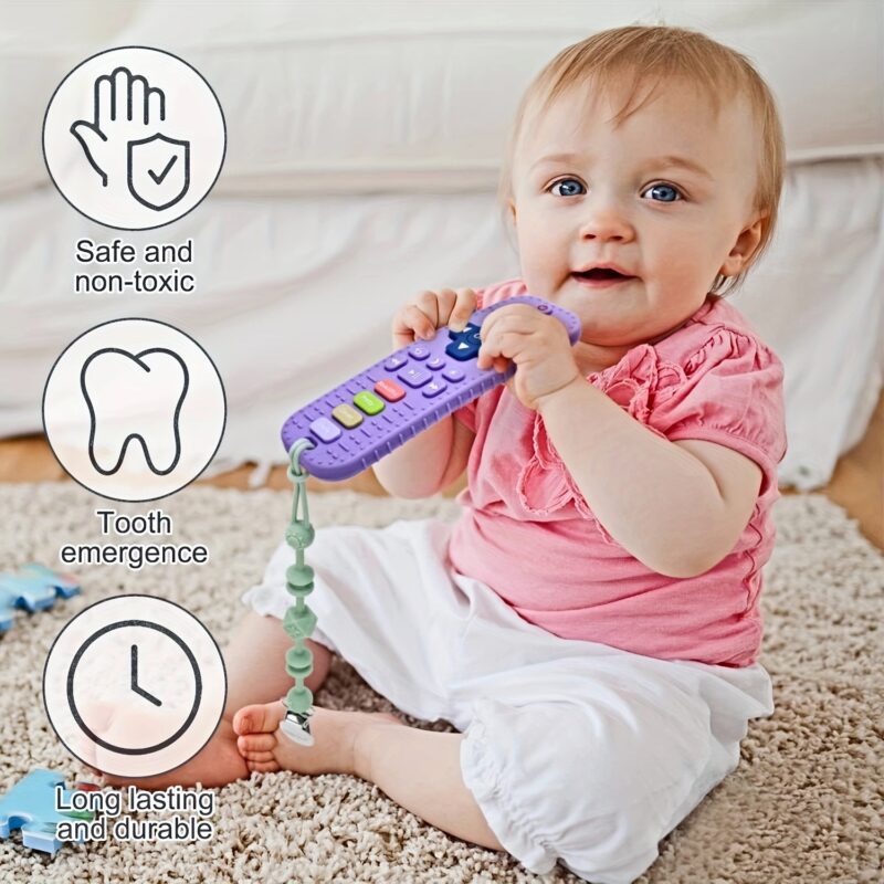 Infant Safe Teething Toys Remote Control Design Ideal Gift 012 Months ...