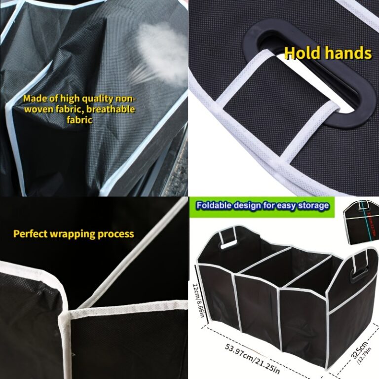 Universal Car Trunk Organizer For Maximum Vehicle Storage Solution ...