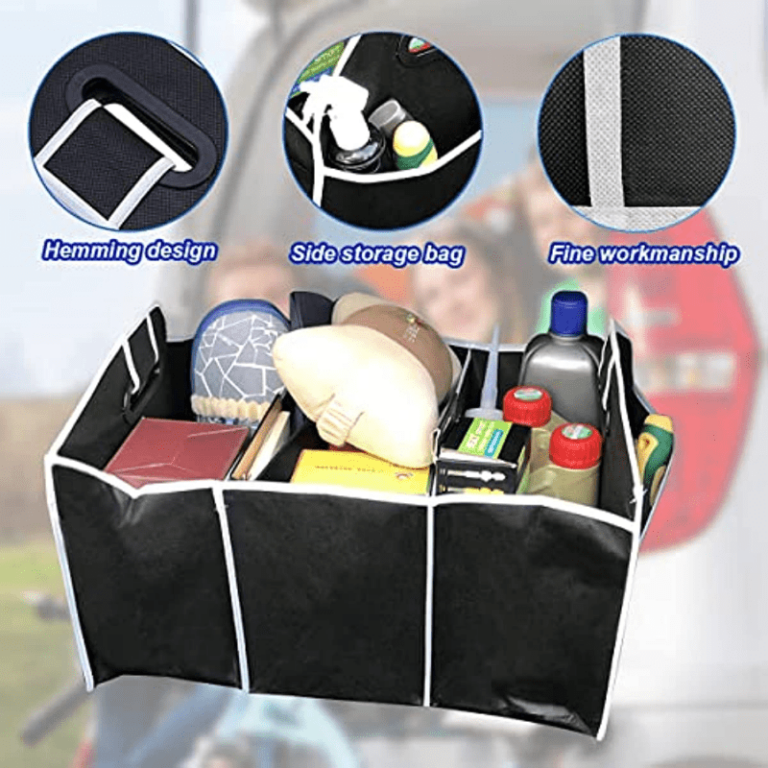 Universal Car Trunk Organizer For Maximum Vehicle Storage Solution ...