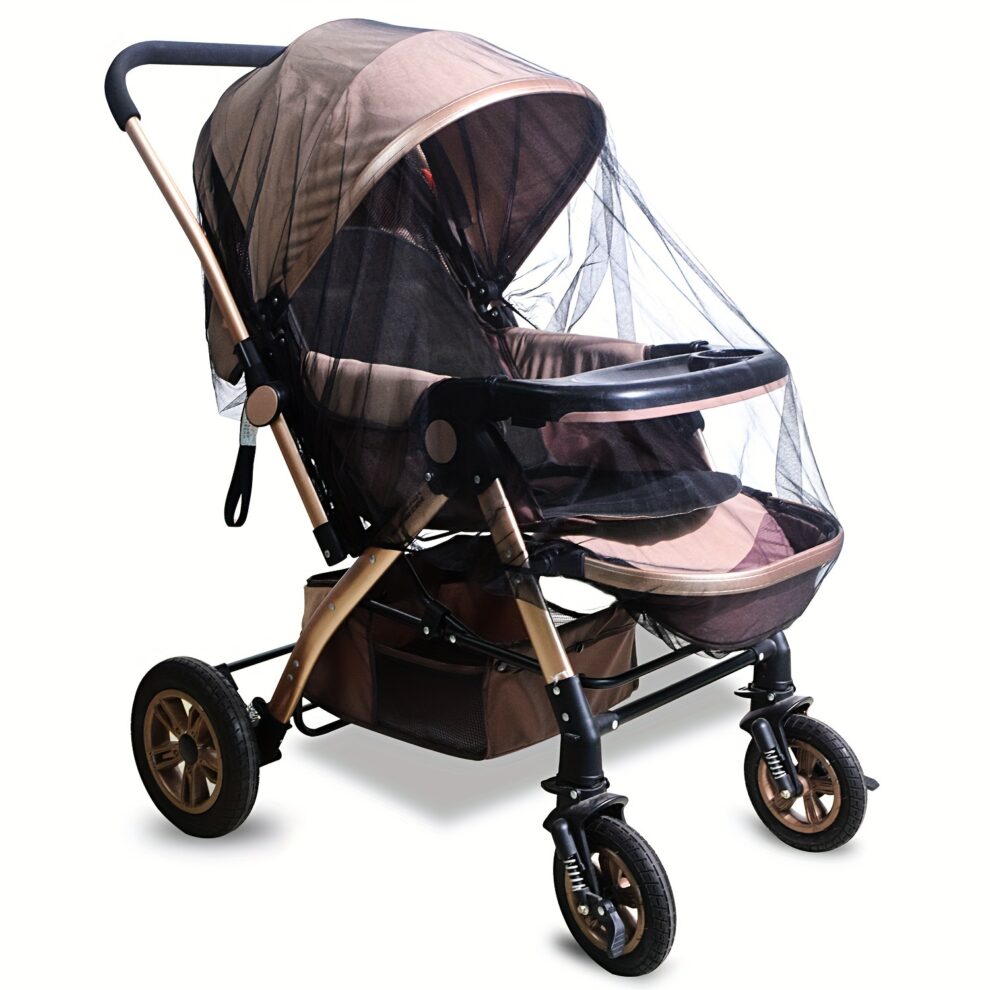 Black Baby Stroller Mosquito Net For Bassinets Cradles Playards - Free ...