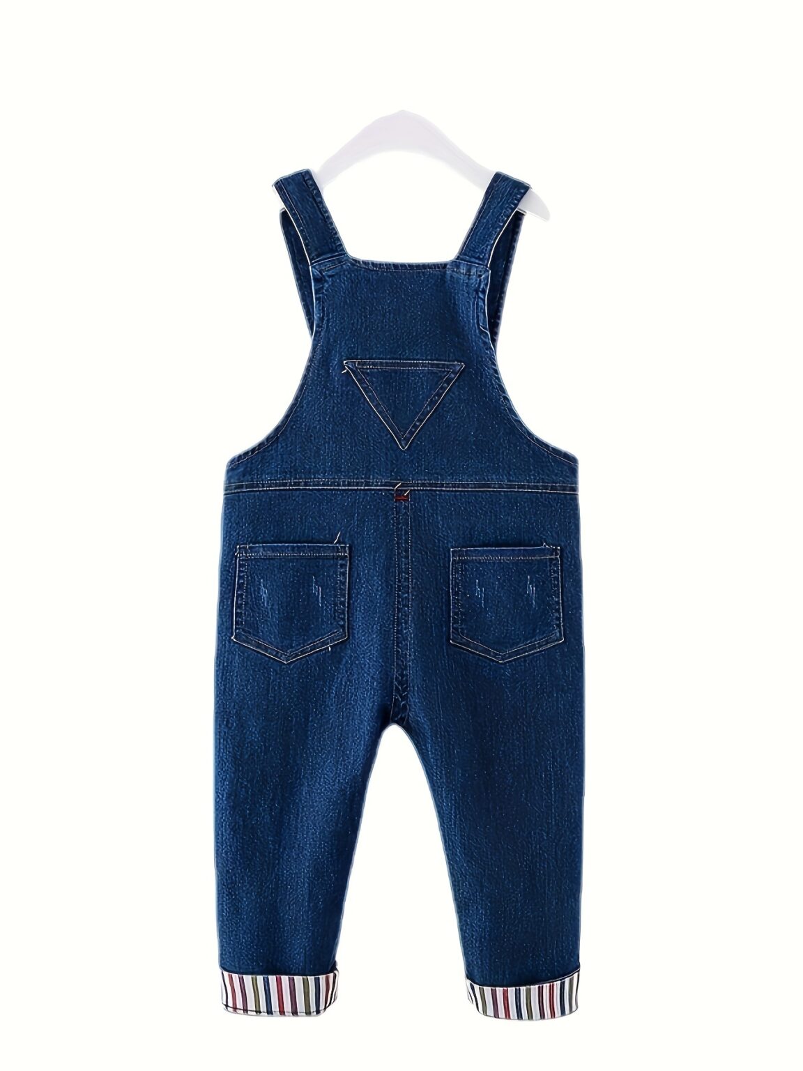 Adjustable Baby Denim Overalls With Cute Print For Little Boys - Free ...