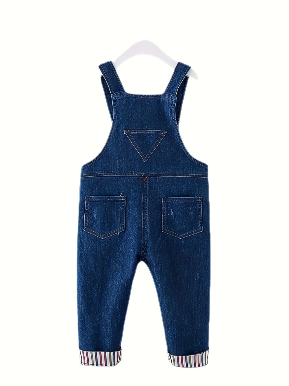 Adjustable Baby Denim Overalls With Cute Print For Little Boys - Free ...