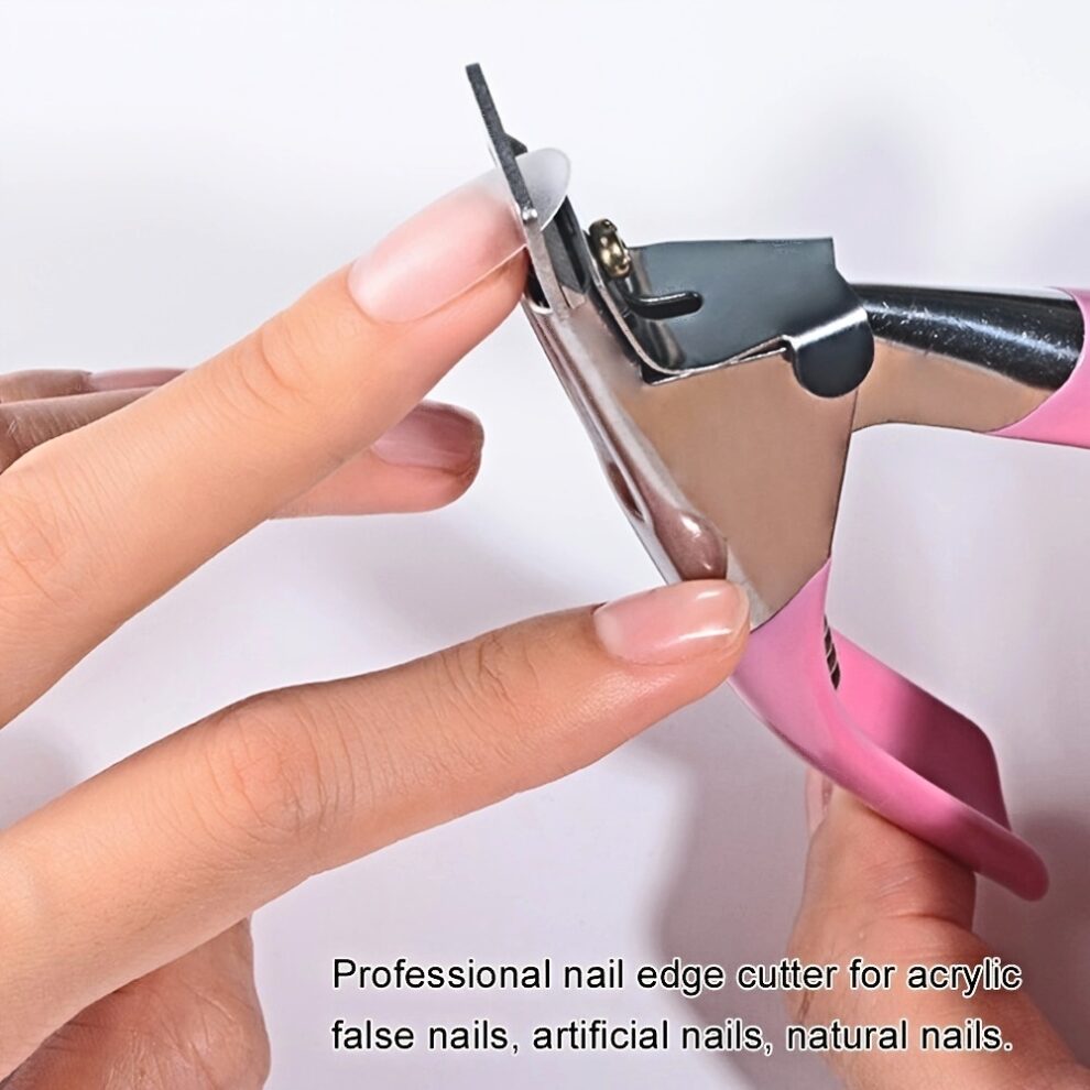 Straight Edge Acrylic Nail Clipper Guillotine Manicure Cutter - Free ...