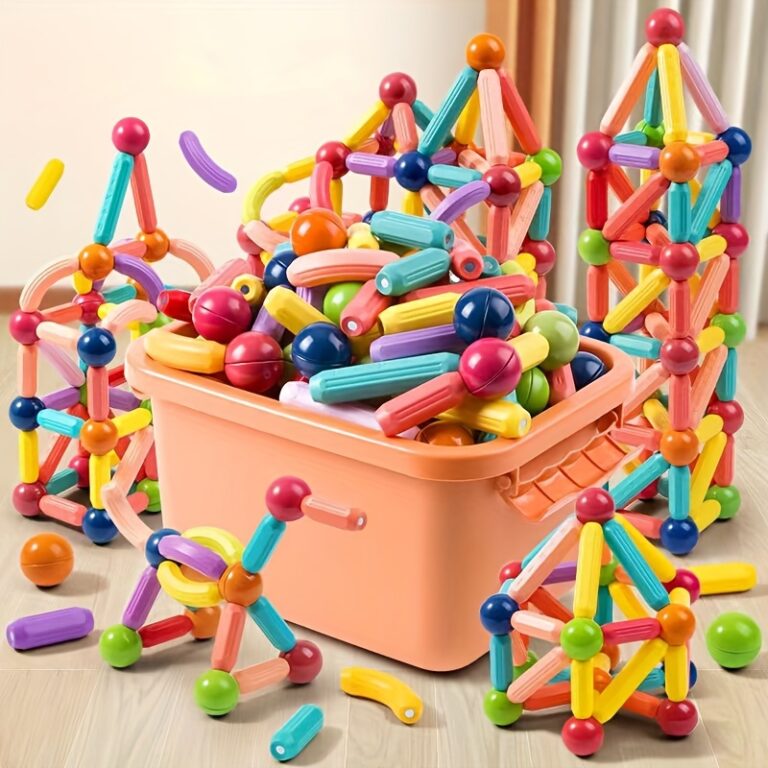 3d Magnetic Construction Blocks For Kids Ideal Educational Toy Gift ...