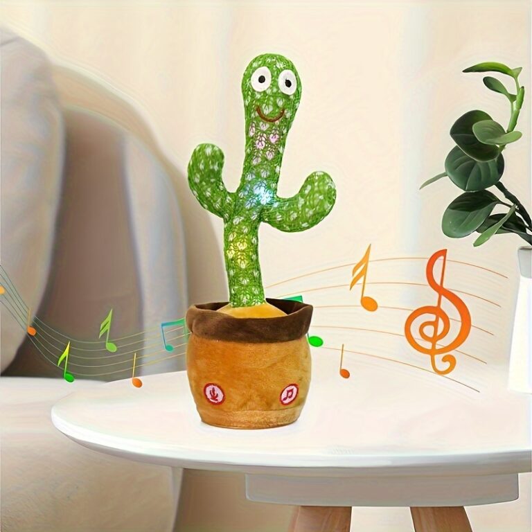 Dancing Singing Cactus Baby Toy With Lights 15second Recording Feature ...