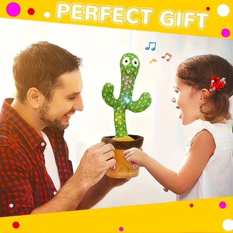 Dancing Singing Cactus Baby Toy With Lights 15second Recording Feature ...