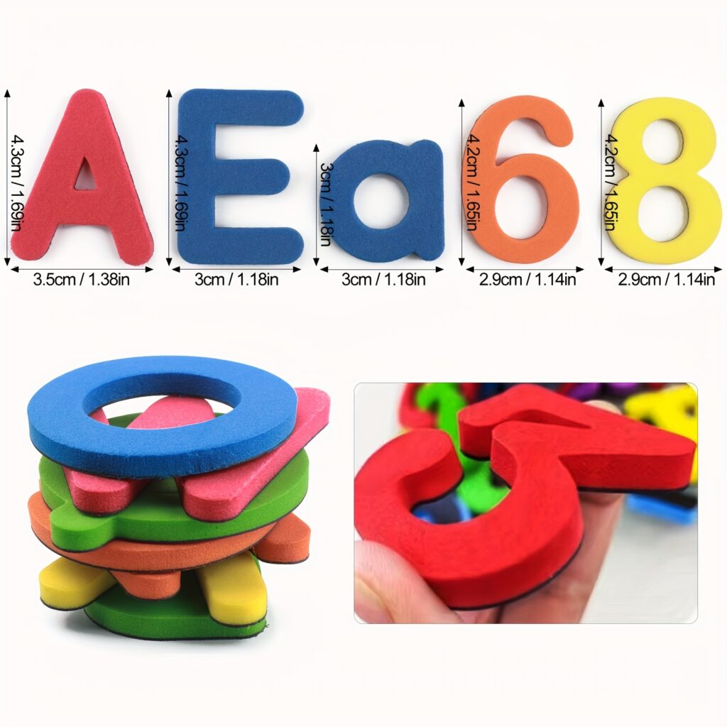 27pc Kids Educational Magnetic Number Stickers Early Learning ...