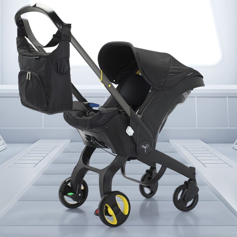 Portable Multifunctional Stroller Set With Mommy Bag For Family Travel ...