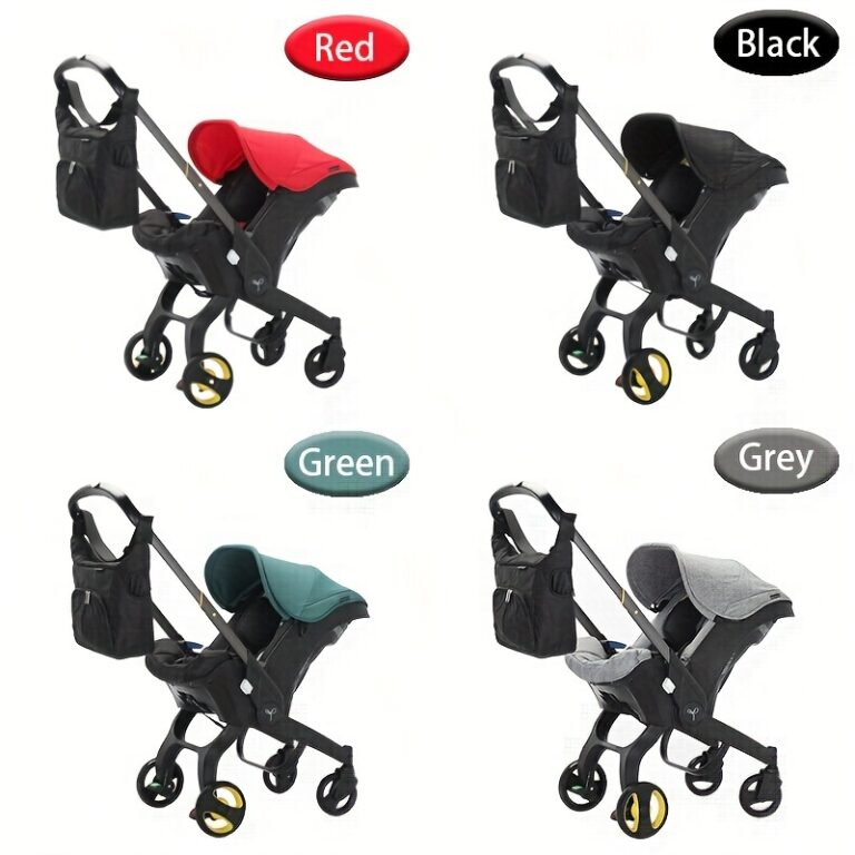 Portable Multifunctional Stroller Set With Mommy Bag For Family Travel ...