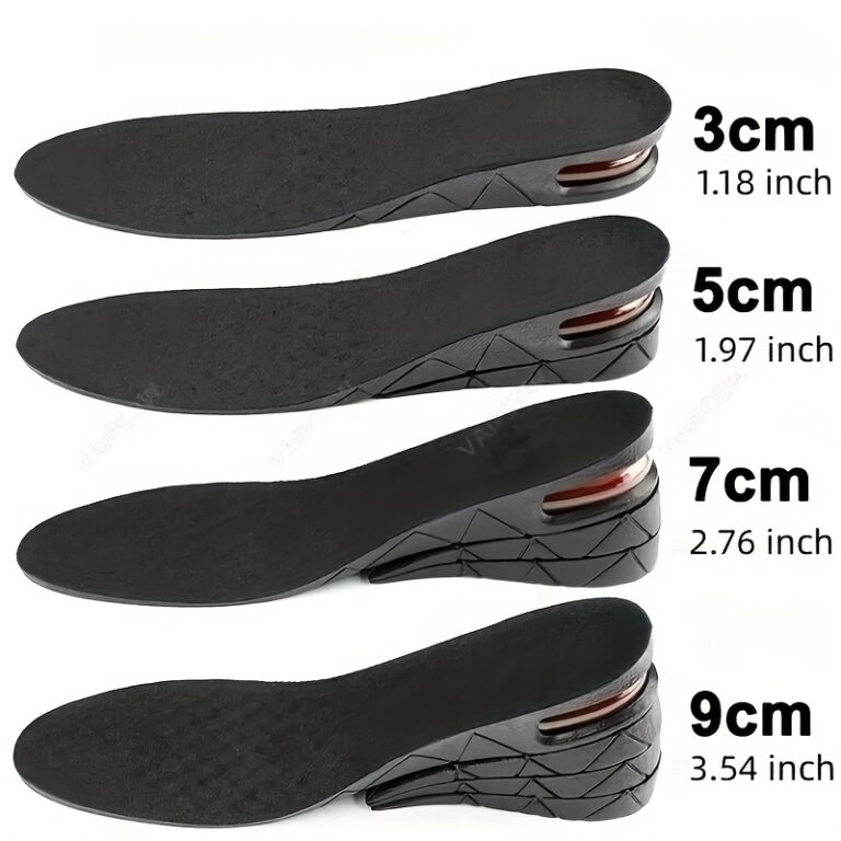 Adjustable Invisible Height Increase Insole Cushion Womens Comfortable ...