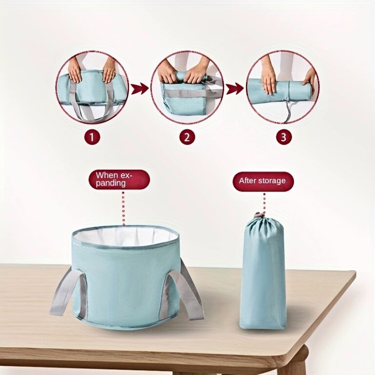 Portable Collapsible Foot Bath Basin Instant Relief For Travel Camping ...