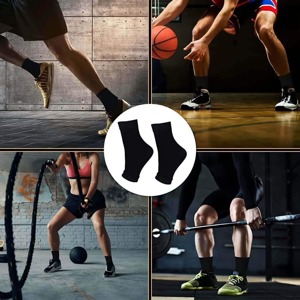 Neuropathy Ankle Brace Tendonitis Relief Compression Sleeve For ...