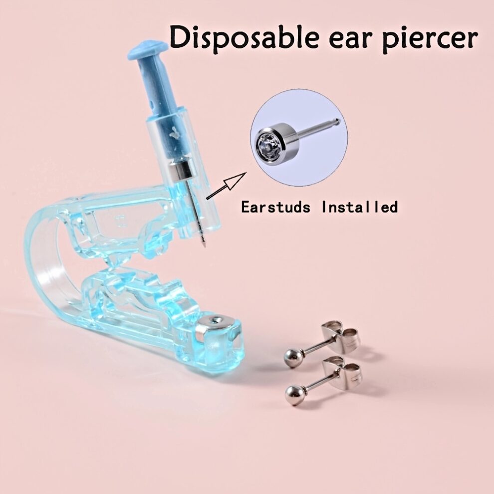 3piece Ear Piercing Set Steel Studs Safe Tool Earring Kit - Free ...