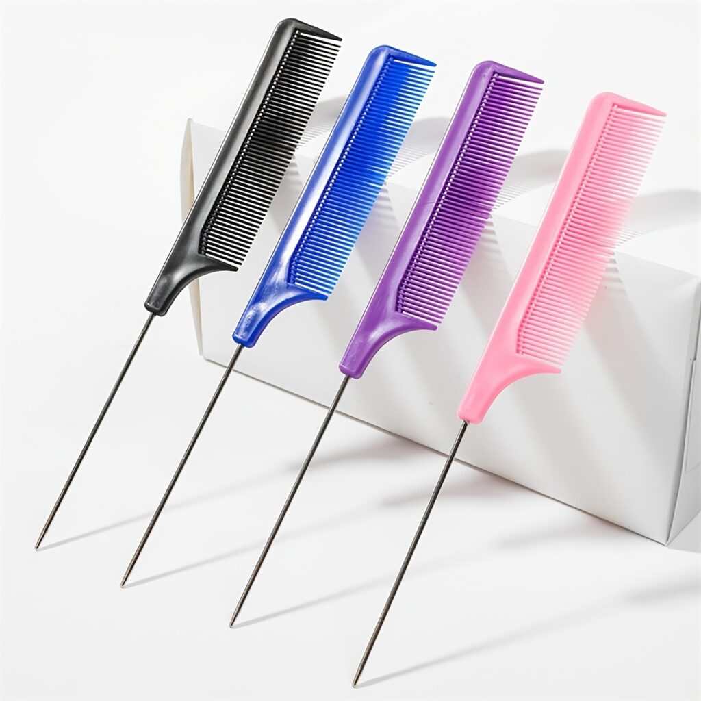 Antistatic Professional Pointed Tail Hair Comb Dye Brush Set - Free ...