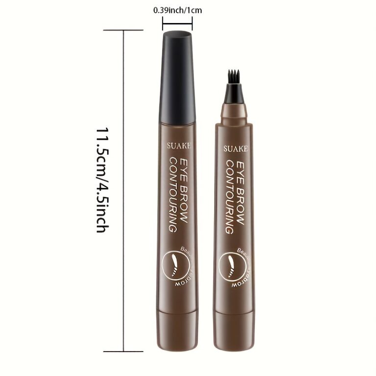Waterproof Microblading Eyebrow Pen 4 Tip Natural Brows 5 Colors - Free ...