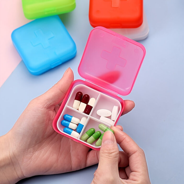 Compact Medicine Box Jewelry Organizer Portable Cute Travelfriendly ...