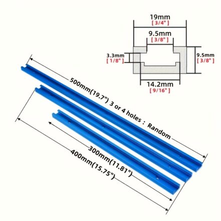 Heavyduty Aluminium Tslot Miter Track For Woodworking Diy Projects ...