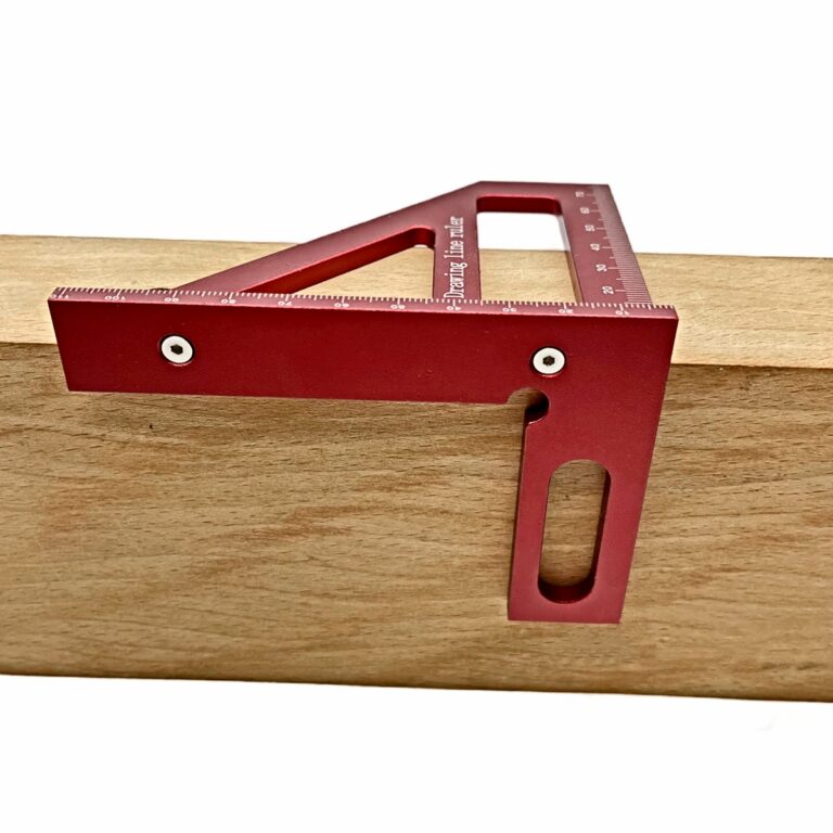 4590 Aluminum Alloy Miter Triangle Ruler Woodworking Square Protractor ...
