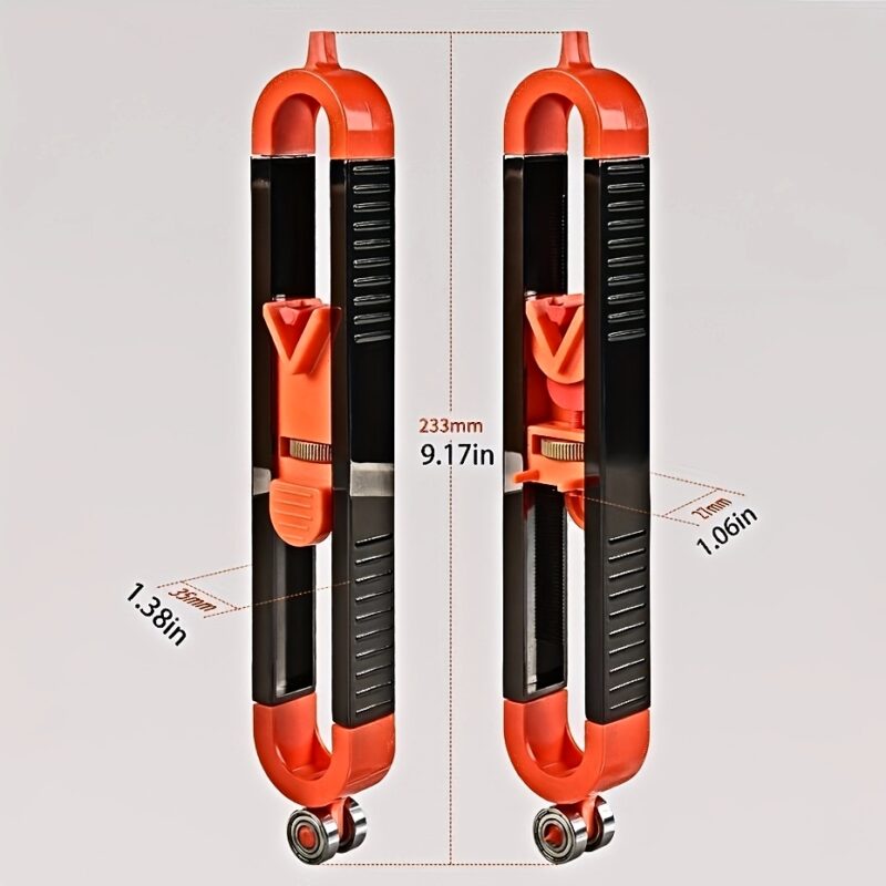 Adjustable Woodworking Profile Scribing Ruler Gauge With Lock Precision ...