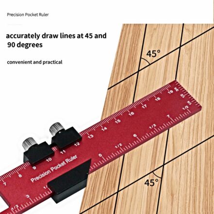 Ergonomic Precision Woodworking Truler Aluminum Square With Slide Stops ...