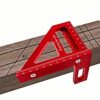 Precision Aluminum Alloy Miter Triangle Ruler Carpentry 3d Measuring ...
