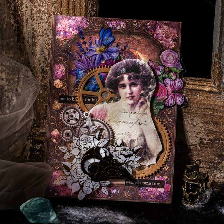 Vintage Magic Dark Scrapbook Paper 60 Sheets Diy Journal Decor - Free ...