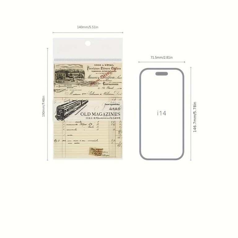 Vintage Magazine Style Junk Journal Material 200 Sheets 4 Designs ...