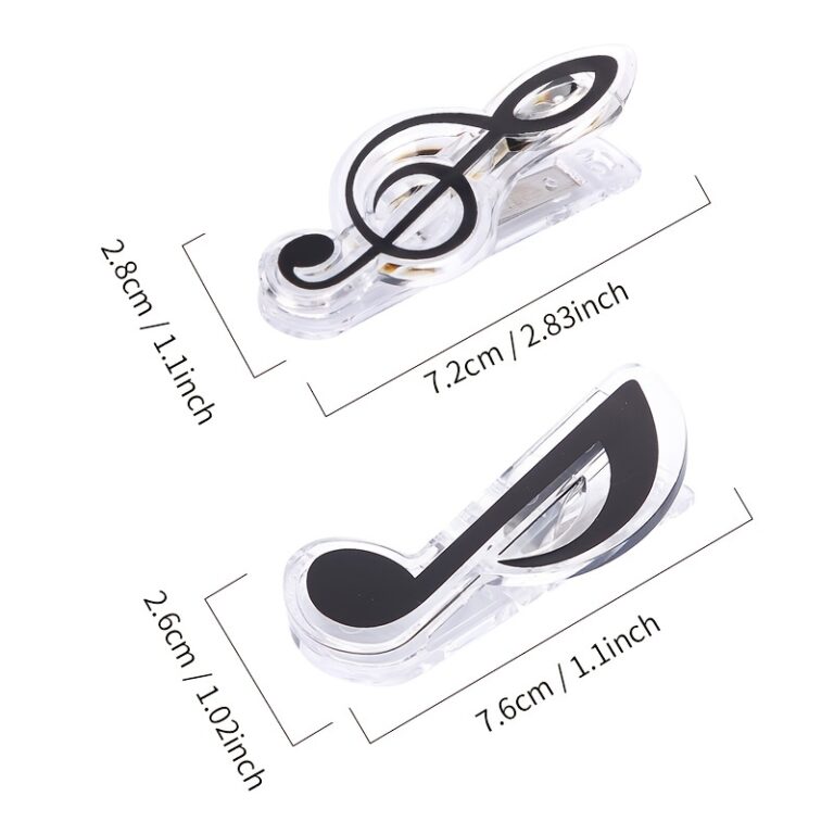Musical Note Sheet Music Holder Clip For Piano Guitar Violin - Free ...